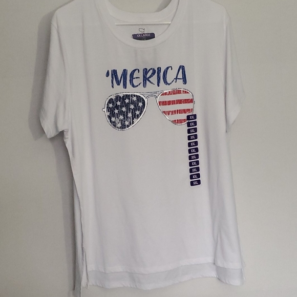 state of mine | Tops | State Of Mine Ladies Patriotic T Shirt | Poshmark